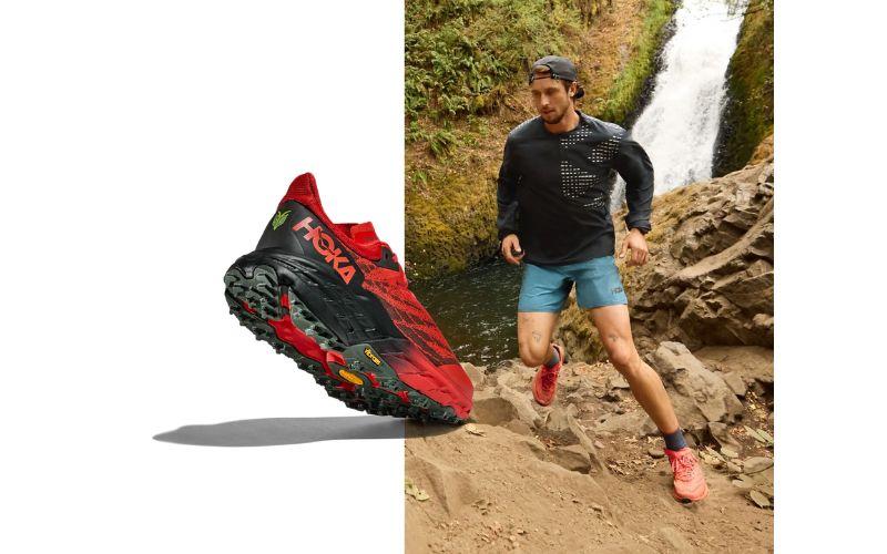 Hoka One One SPEEDGOAT 5 GTX, muške patike za trail trčanje, crna ...