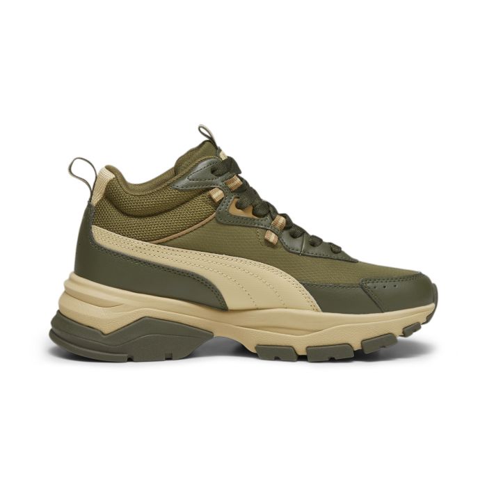 Puma CASSIA VIA MID, ženske patike za slobodno vrijeme, zelena | Intersport